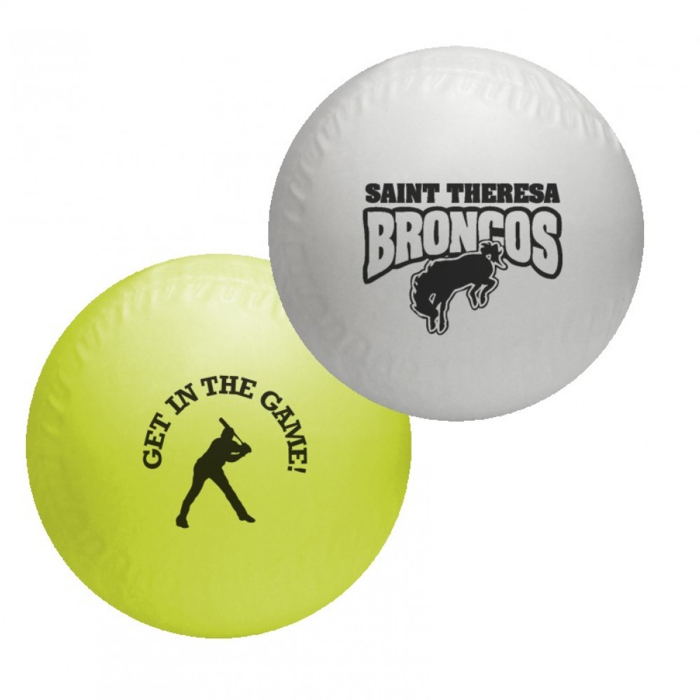 Custom Logo Vinyl Baseball - 4 1/4"